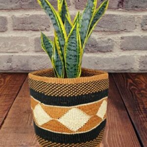 Woven Planter basket indoor baskets for plant 9" x 9" Decorative storage basket sisal basket planter