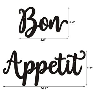 Bon Appetit Wall Décor Bon Appetit Metal Wall Sign Farmhouse Kitchen Wall Art Dining Room Cooking Hanging Signs Housewarming Gift