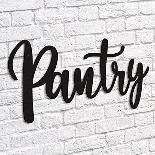 Pantry Sign Pantry Metal Wall Decor for Home Kitchen Restaurant Coffee Shop Store Modern Farmhouse Wall Decor Housewarming Gift