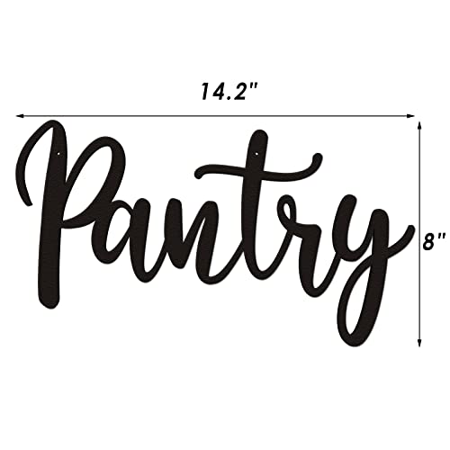 Pantry Sign Pantry Metal Wall Decor for Home Kitchen Restaurant Coffee Shop Store Modern Farmhouse Wall Decor Housewarming Gift