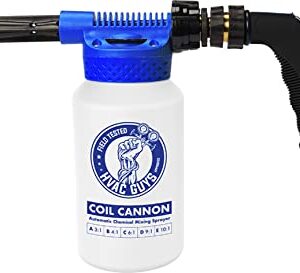 HVAC Guys Coil Cannon Cleaner Mixing Sprayer for Air Conditioner and Refrigeration Coil Cleaner Dilution Ratios - 2-qt. Size - Works With Other Cleaners Calling for Higher Dilution Ratios