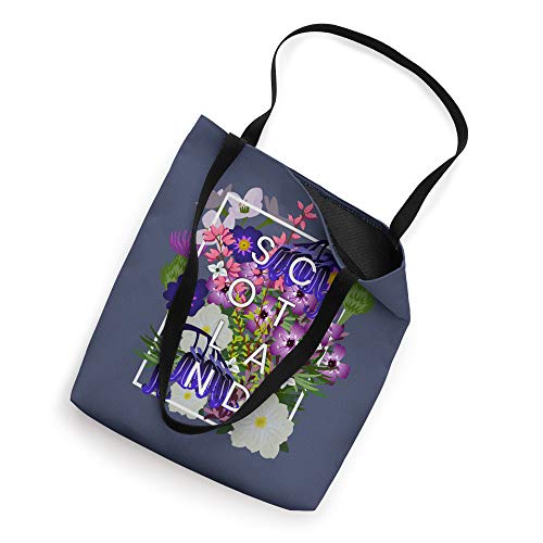 Flowers of Scotland Word Art - Scottish Pride Tote Bag