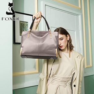 FOXER Leather Totes & Wallets 2 PCS Set,