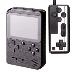 rfiotasy handheld game console with 400 classical fc games console 2.8-inch color screen,supporting 2 players,gift christmas birthday presents for kids, adults(yj-black)