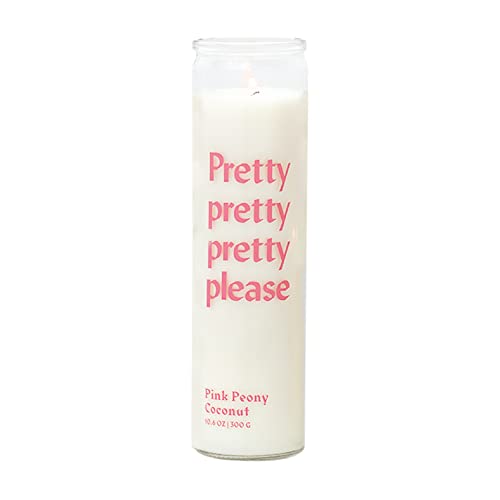 Paddywax Candles Spark Collection, Naturally Scented Candle, 10.6 Ounces, Pink Peony Coconut