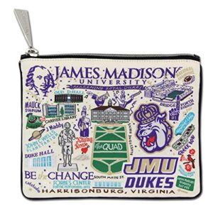 catstudio james madison university collegiate zip pouch | 5″ x 7″