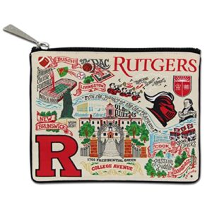 catstudio rutgers university collegiate zip pouch | 5″ x 7″