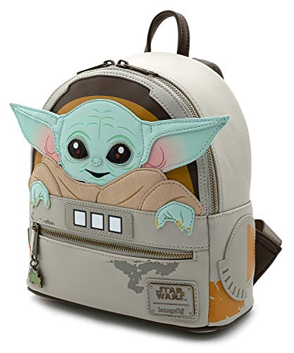 Loungefly Star Wars Baby Yoda The Mandalorian Womens Double Strap Shoulder Bag Purse