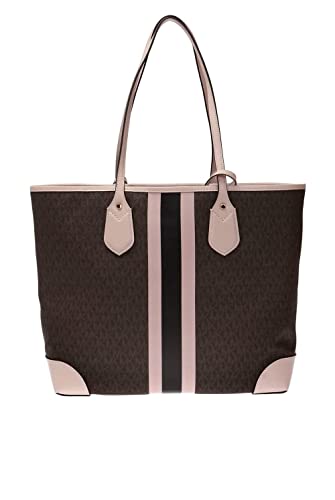 Michael Kors Eva Large Tote Brown/Soft Pink One Size