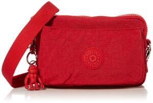 kipling womens abanu multi covnertible crossbody bag, red rouge, small us