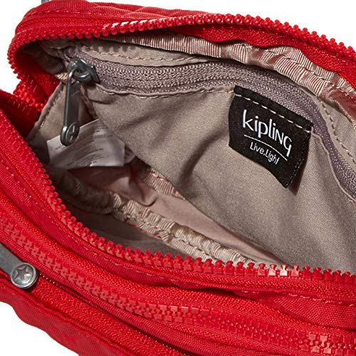 Kipling womens Abanu Multi Covnertible Crossbody Bag, Red Rouge, Small US