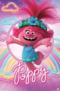 trends international dreamworks trolls 2 – poppy wall poster, 22.375″ x 34″, unframed version