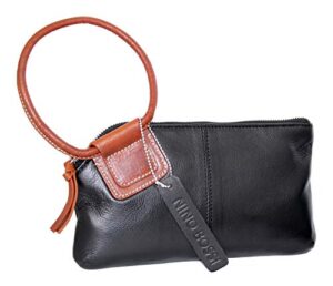 skye ringed clutch (black)