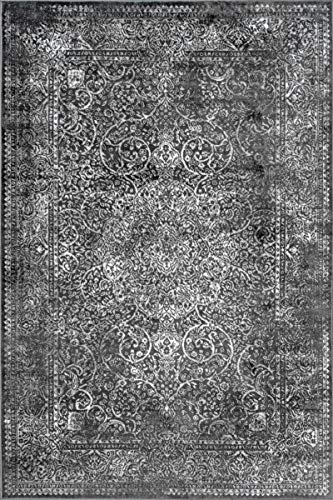 nuLOOM Delores Persian Area Rug, 4' x 6', Dark Grey