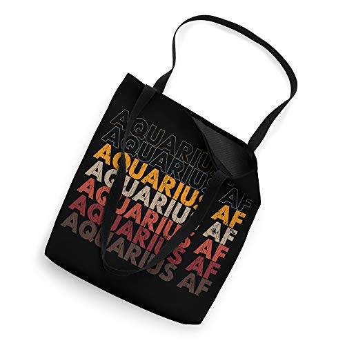 Aquarius Apparel For Men And Women Funny Zodiac Sign Gift Tote Bag