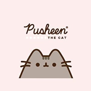 Pusheen The Cat Character Eating Candy Treats Dream Throw Blanket (Blue)