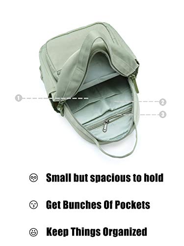 HotStyle ETTASA Mini Backpack, Cute for Women & Teen Girls, Sage Green