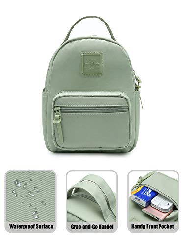 HotStyle ETTASA Mini Backpack, Cute for Women & Teen Girls, Sage Green