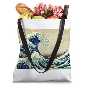 Famous Vintage Japanese Fine Art "The Great Wave" Stylish Tote Bag