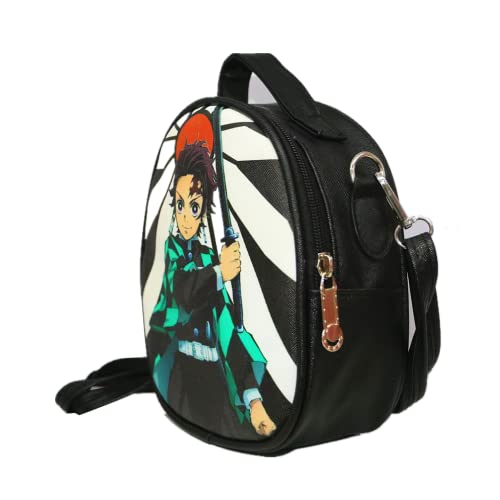 Kerr's Choice Animie Bag Boy Men Slayer Bag Black Backpack Cute Black Purse