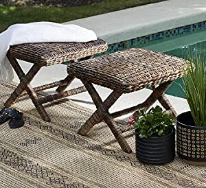 Momeni Hampton Transitional Indoor/Outdoor Area Rug, Natural, 4'1" X 6'