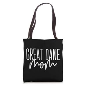 great dane mom cute great dane dog i love my great dane tote bag