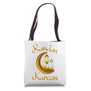 ramadan kareem for kids islamic fasting ramadan kareem tote bag