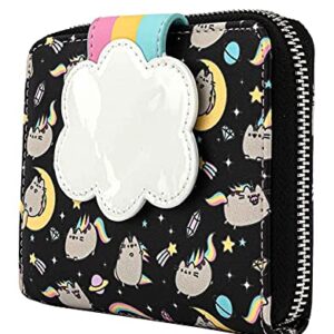 Loungefly x Pusheen Rainbow Unicorn Zip Around Wallet