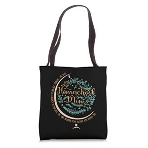 PR 31:26 Christian Homeschool Mom Tote Bag