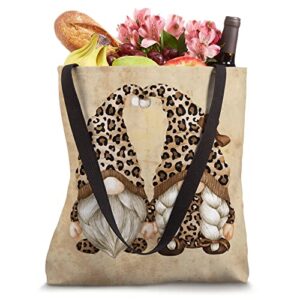 Leopard Print Gnome Cute Animal Gnomies For Women & Gardener Tote Bag