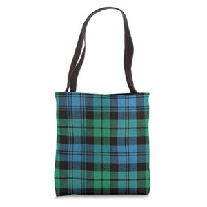 clan campbell ancient tartan plaid scottish tartan tote bag