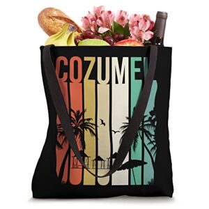 Cozumel Mexico Retro Mexican Resort Vacation Trip Cabo Tote Bag