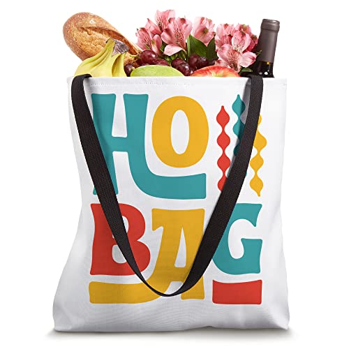 Ho Bag Tote Funny Canvas Overnight Bag Retro Lettering Tote Bag