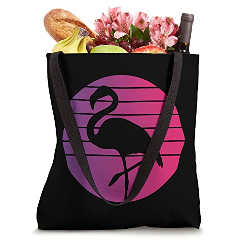 Flamingo Retro Style Vintage Tote Bag