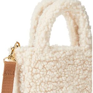 UGG womens Maribel Mini Sherpa Cross Body Bag, Natural, One Size US