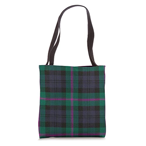 Clan Baird Modern Tartan Plaid Scottish Tartan Tote Bag