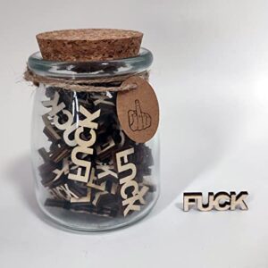 UC Fuck to Give,Jar of Fuck Gift Jar (8oz),Give a Fuck in a Bottle Gag Gift Birthday,Christmas,Holiday,Funny Gift,Gift to Friend,Anniversaries Gift for Valentines Day Encouragement Gift