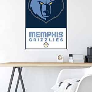 Trends International NBA Memphis Grizzlies - Logo 21 Wall Poster, 22.375" x 34", Unframed Version