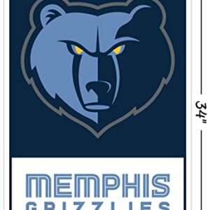 Trends International NBA Memphis Grizzlies - Logo 21 Wall Poster, 22.375" x 34", Unframed Version