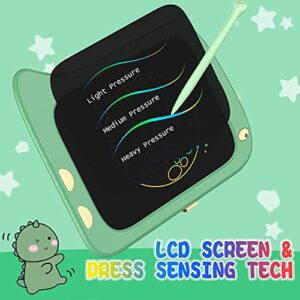 ORSEN LCD Writing Tablet Toddler Toys, 8.5 Inch Doodle Board Drawing Pad Gifts for Kids, Dinosaur Boy Toy Drawing Board Christmas Birthday Gift, Drawing Tablet for Boys Girls 2 3 4 5 6 Years Old-Green