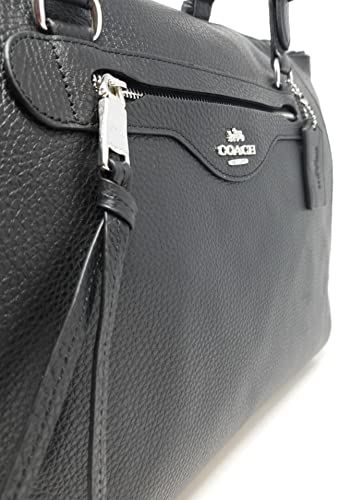 Coach Women's Kleo Caryall Shoulder Bag (Pebble Leather - Black)