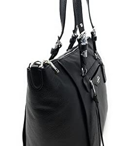 Coach Women's Kleo Caryall Shoulder Bag (Pebble Leather - Black)