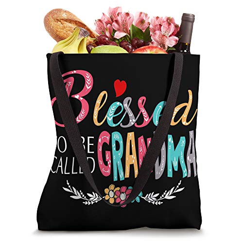 Blessed to be called Grandma Colorful For Grandma Tote Bag