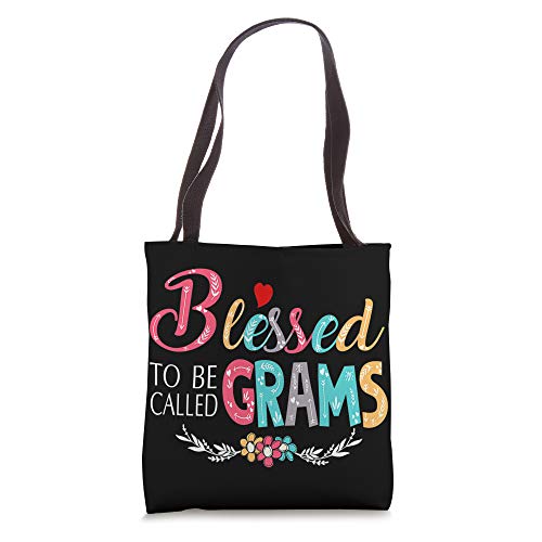 Blessed to be called Grams Colorful-Grandma Gift Tote Bag