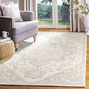 safavieh micro-loop collection 6′ x 9′ ivorybeige mlp503b handmade shabby chic medallion premium wool living room dining bedroom area rug