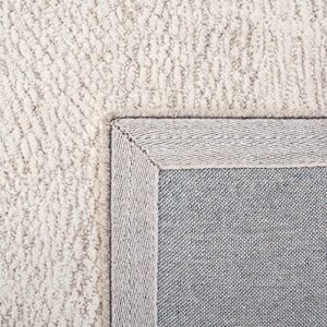 Safavieh Metro Collection 3' x 5' NaturalIvory MET999A Handmade Premium Wool Entryway Living Room Foyer Bedroom Accent Rug