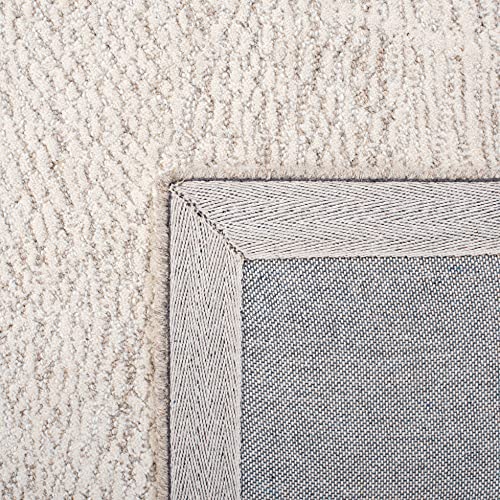 Safavieh Metro Collection 3' x 5' NaturalIvory MET999A Handmade Premium Wool Entryway Living Room Foyer Bedroom Accent Rug