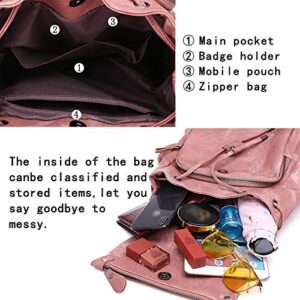 Women Backpack Waterproof Anti-theft Lightweight PU Fashion Leather Shoulder Bag Travel Backpack