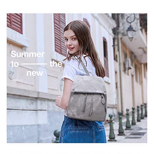 Women Backpack Waterproof Anti-theft Lightweight PU Fashion Leather Shoulder Bag Travel Backpack