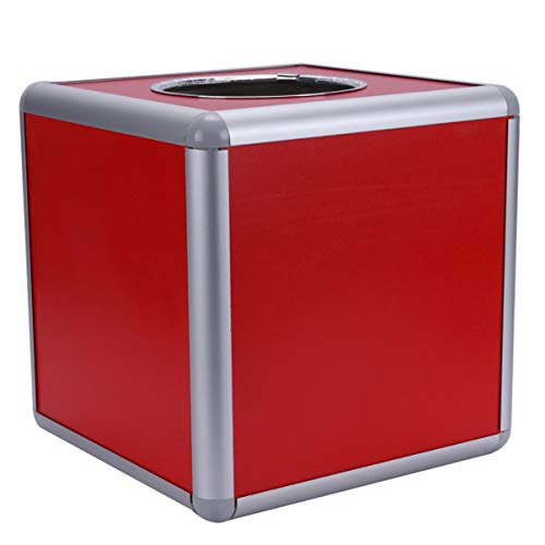 NUOBESTY 20CM Lottery Lucky Box Square Raffle Ball Game Box Multifunctional Storage Ticket Box Card Bonus Ball Storage Container